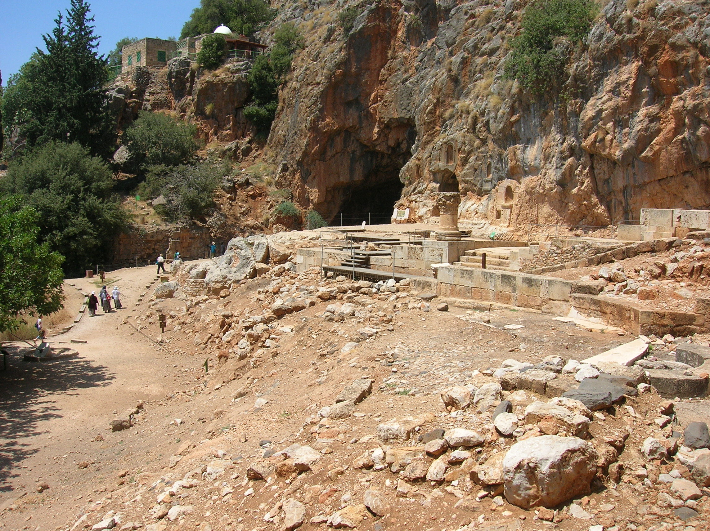 Day 8 - Mt. Hermon, Tel Dan, Banias Falls, Caesarea Philippi, HoGoshrim ...