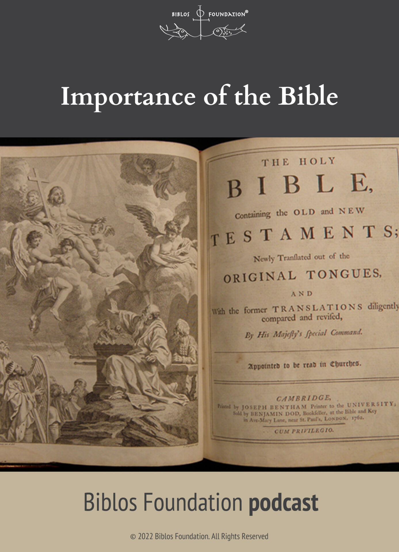 Importance of the Bible - Biblos Foundation